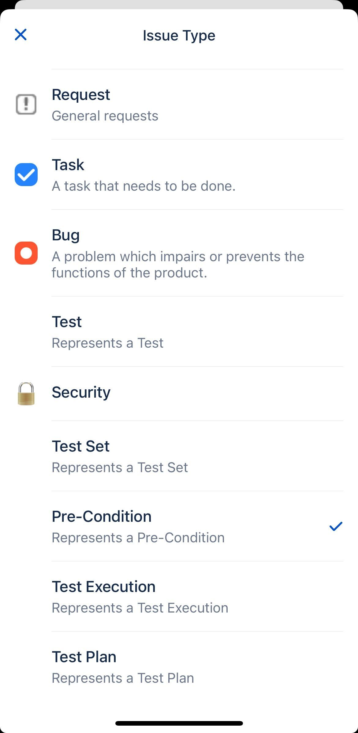 [XRAY-9493] Xray Issue Type icons missing from Jira Data Center and Server iOS Mobile App ...